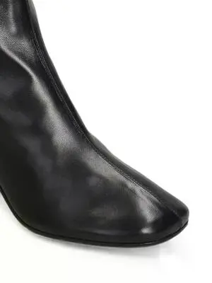 Paris Texas Alice Snakeskin-effect Block-heel Boots