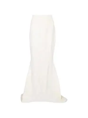 Safiyaa Ivory Mermaid Silhouette Floor Length Skirt