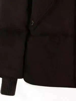 MOORER Fur-trim Hooded Coat