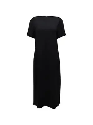 Theory Crepe Shift Midi Dress
