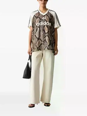 Adidas Snakeskin-print T-shirt