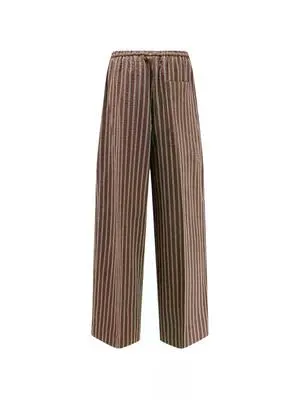 Closed Wynston Striped Cotton Palazzo Pants