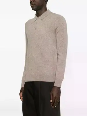 Eric Bompard Long-sleeve Cashmere Polo Shirt