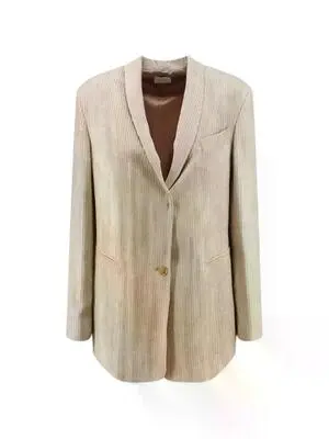 ALYSI Corduroy Shawl-lapel Blazer