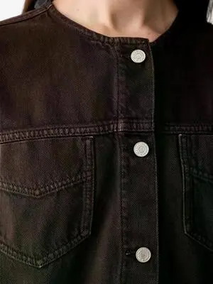 Marc O'polo Drawstring-hem Sleeveless Denim Vest