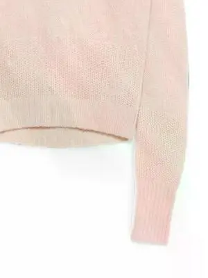 Patrizia Pepe Mohair-wool Blend Polo Top