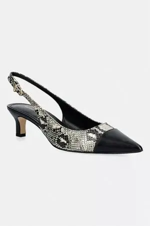 Michael Kors Amara Snake-effect Pointed-toe Pumps