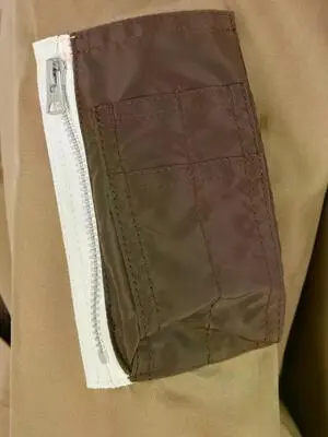 Sacai Leather-collar Zip-up Jacket