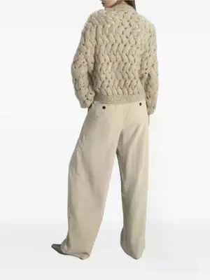 Brunello Cucinelli Kickflare Cigarette Trousers