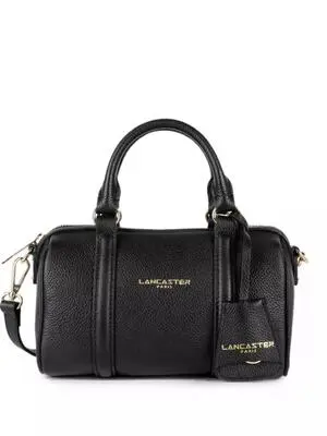 LANCASTER Grained-leather Shoulder Bag - Black