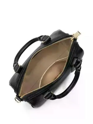 LANCASTER Grained-leather Shoulder Bag