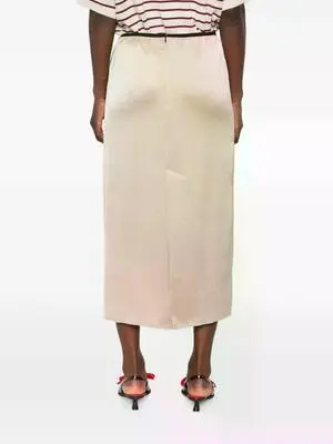 Maje Zip-fastening Midi Skirt