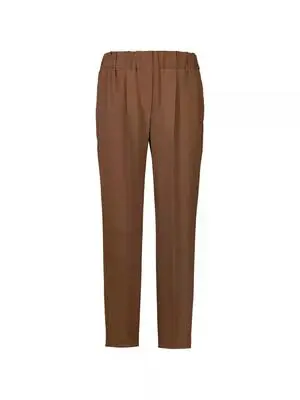 Brunello Cucinelli Pull-on Tailored Trousers - Brown