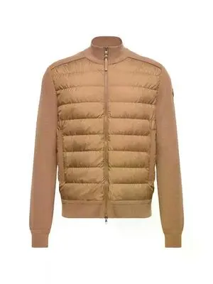 Moncler Padded Zip-up Cardigan - Brown