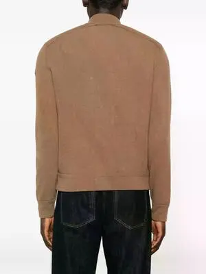 Moncler Quilted Panel Zip-up Cardigan