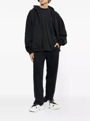 Vetements Logo-print Zip-up Hoodie