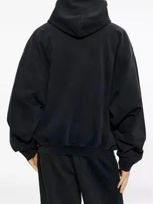 Vetements Logo-print Zip-up Hoodie