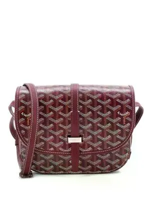 Goyard Belvedere Ii Messenger Bag Coated Canvas Pm Crossbody Bag - Pink