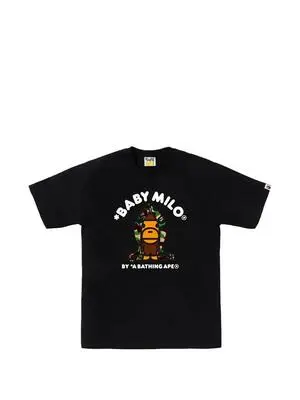 A BATHING APE Abc Camo Baby Milo T-shirt - Black