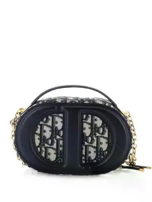 Dior Cd Signature Oval Camera Bag - Blue