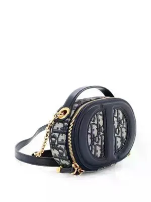 Dior Cd Signature Oval Camera Bag - Blue