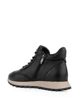 LINDA BAUMANN Quilted High-top Sneakers