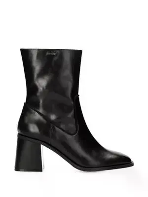 MEXX Square-toe Block-heel Boots - Black
