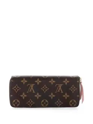 LOUIS VUITTON Clemence Wallet Monogram Canvas Small Wallets - Brown