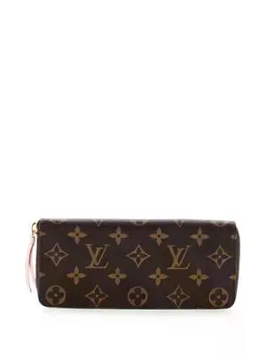 LOUIS VUITTON Clemence Wallet Monogram Canvas Small Wallets