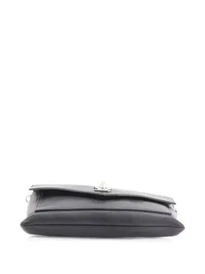 LOUIS VUITTON Mylockme Pochette Leather Clutch Bag