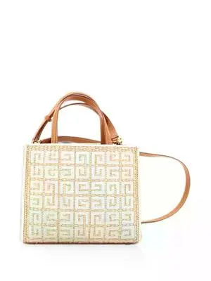 Givenchy G-tote 4g Raffia Mini Satchel