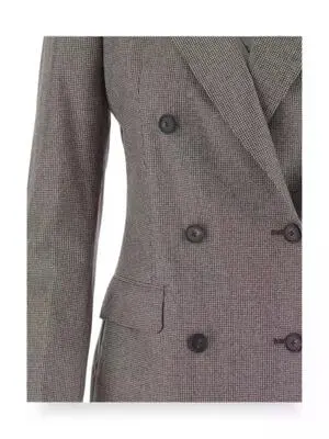 Tagliatore Double-breasted Micro-check Blazer