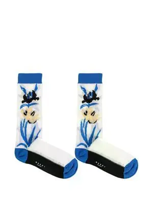 Marni Floral-motif Socks