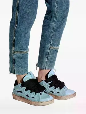 LANVIN Curb Panelled Sneakers