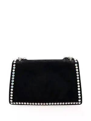 Gucci Dionysus Suede Small Shoulder Bag With Crystal Embellishments