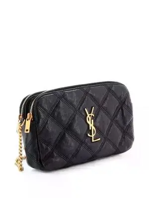 Saint Laurent Becky Quilted Leather Mini Crossbody Bag - Black