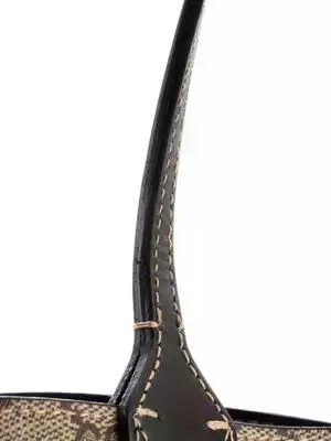 Gucci Reversible Gg Print Leather Small Tote Bag