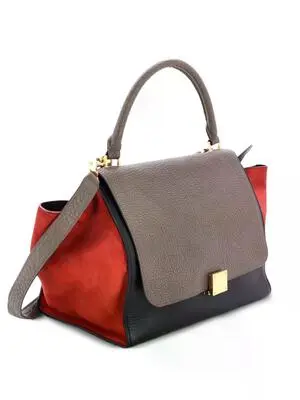 Celine Celine Tricolor Trapeze Satchel Multicolour