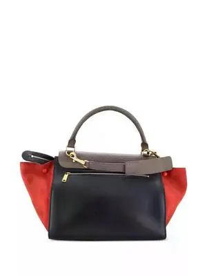 Celine Tricolor Trapeze Satchel - Multicolour
