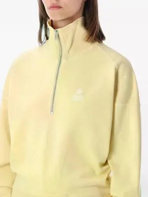 MARANT ETOILE Quarter-zip Sweatshirt - Yellow