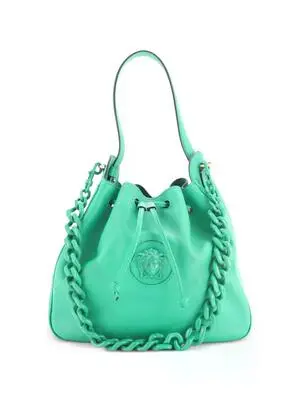 Versace La Medusa Large Hobo Bag - Green