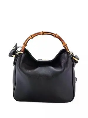 Gucci Diana Nm Bamboo Shoulder Bag - Black