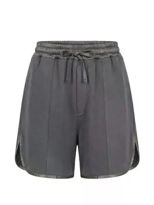 HALFBOY Drawstring-waist Contrast-trim Shorts - Grey