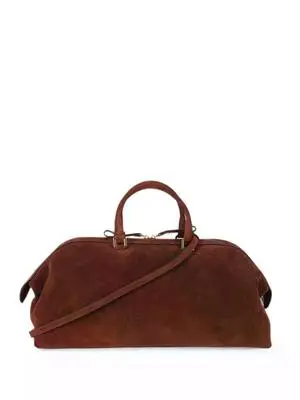 Alberta Ferretti Suede Top-handle Tote Bag - Brown
