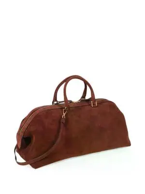 Alberta Ferretti Suede Top-handle Tote Bag