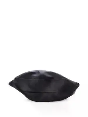 Bottega Veneta Hop Leather Large Hobo Bag - Black
