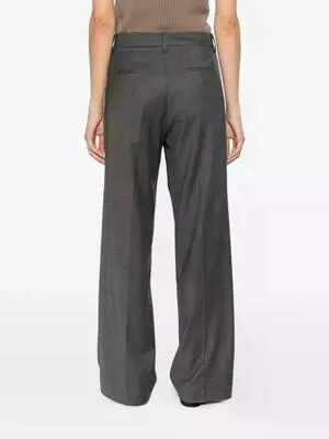 Antonelli Firenze Salice Pleated Wide-leg Trousers
