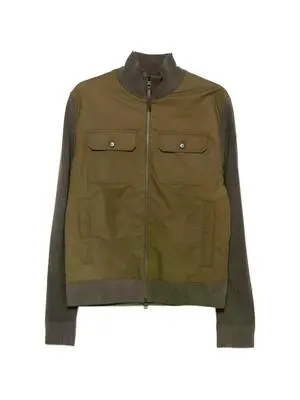 Moncler Panelled Zip-up Sweater