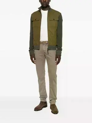 Moncler Panelled Zip-up Sweater