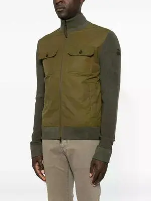 Moncler Panelled Zip-up Sweater